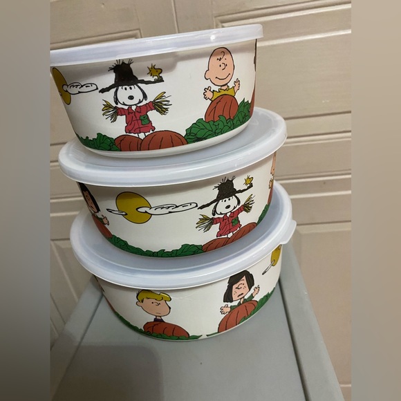 Peanuts | Kitchen | Brand New Set Of Food Stores Different Sizes ...